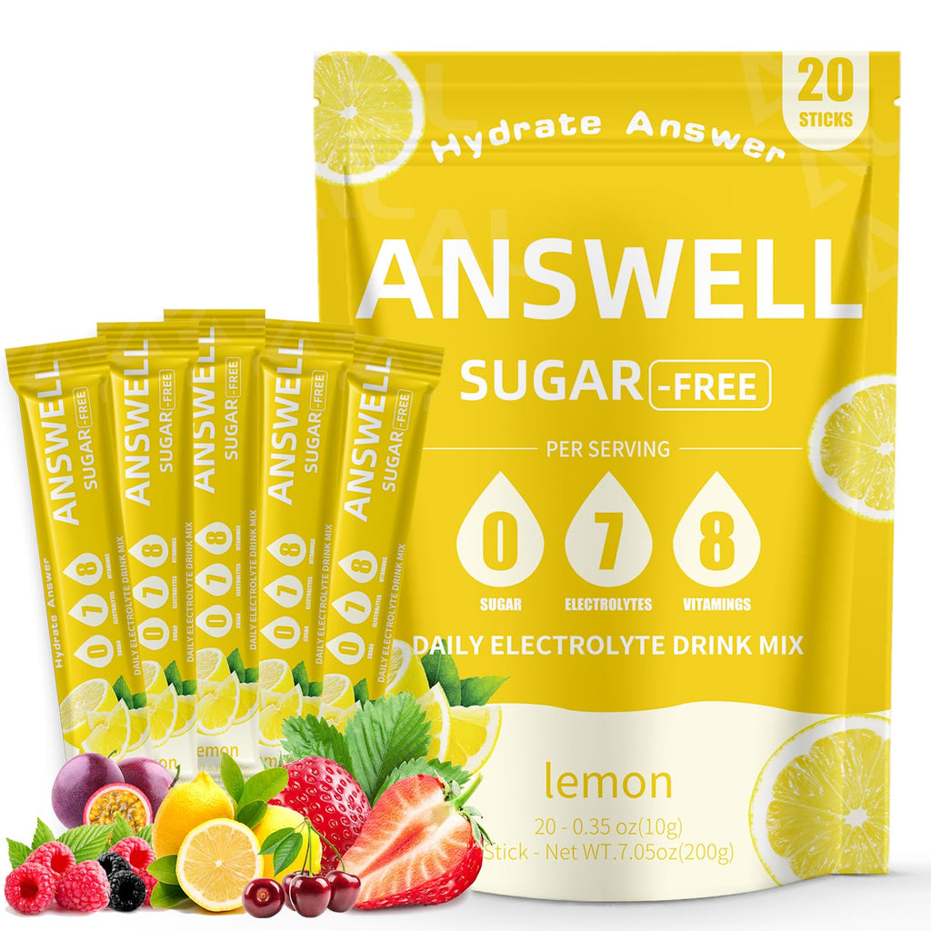 sugar free electrolytes powder packets