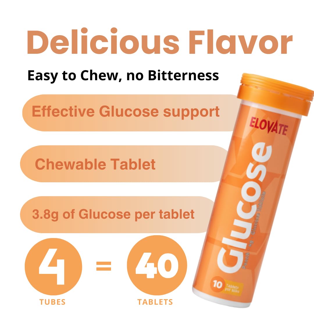 sugar-free ELOVATE glucose tablets