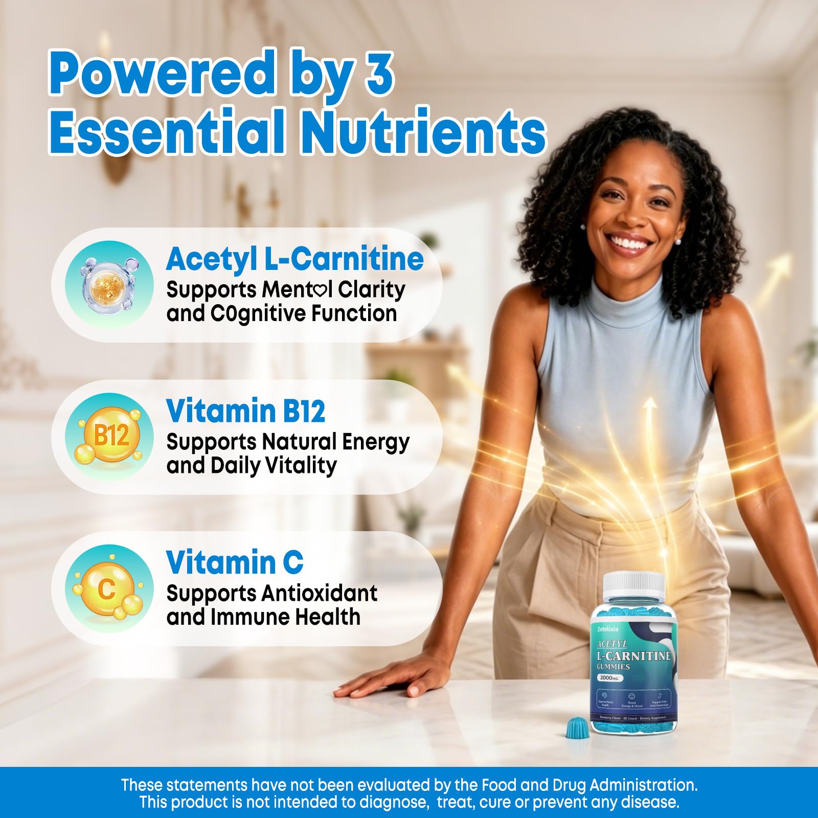 sugar free energy boosting gummies