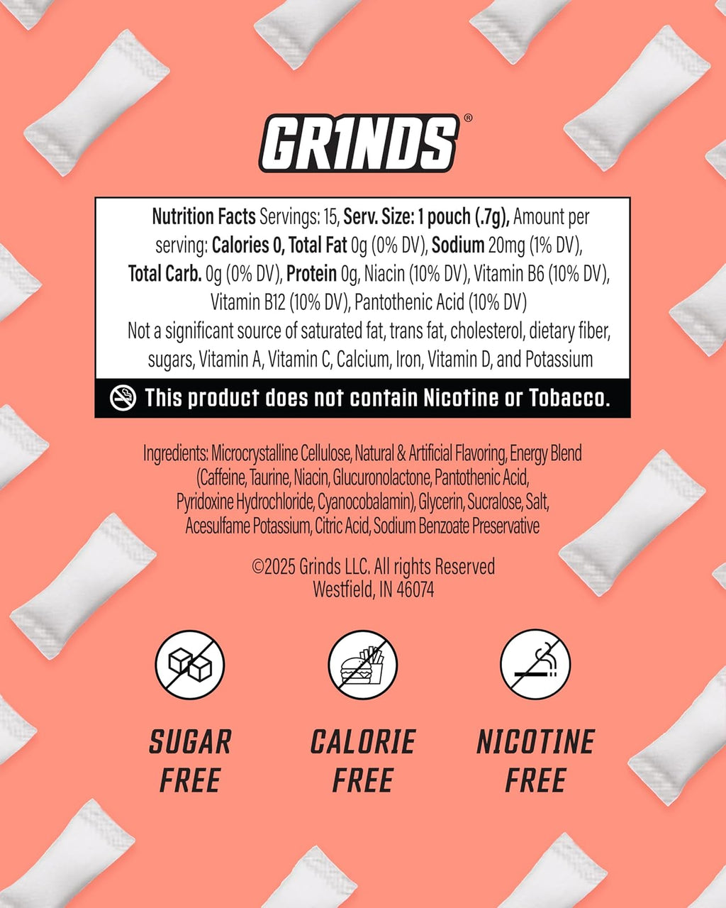 sugar-free energy pouches for focus