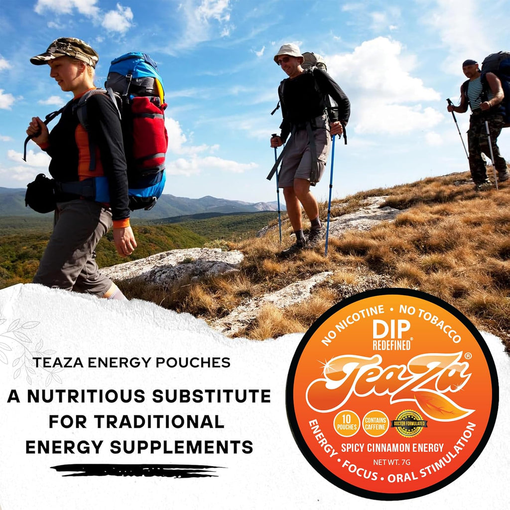 sugar-free energy pouches TeaZa