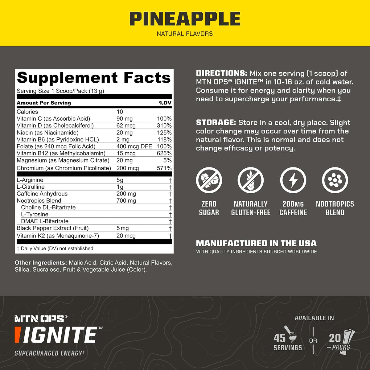 sugar-free energy powder for athletes