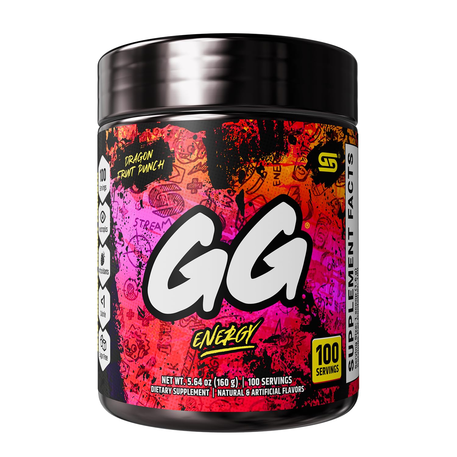 sugar-free energy supplement for gamers