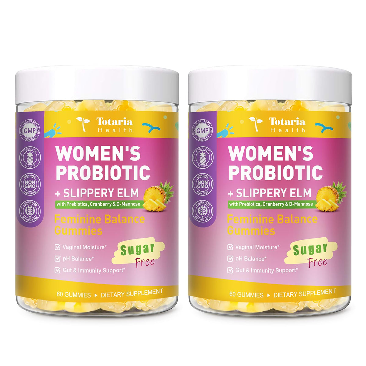 sugar free feminine probiotics gummies