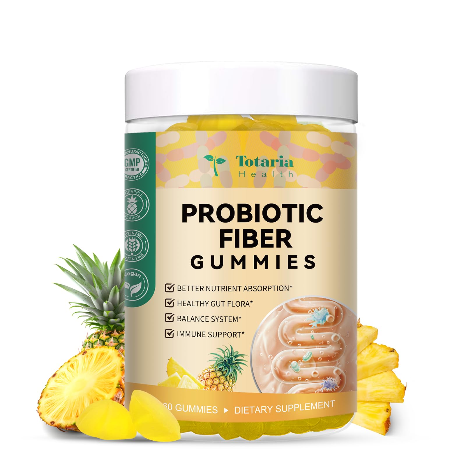 sugar-free fiber gummies for digestion