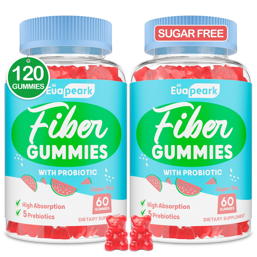 sugar free fiber gummies pack