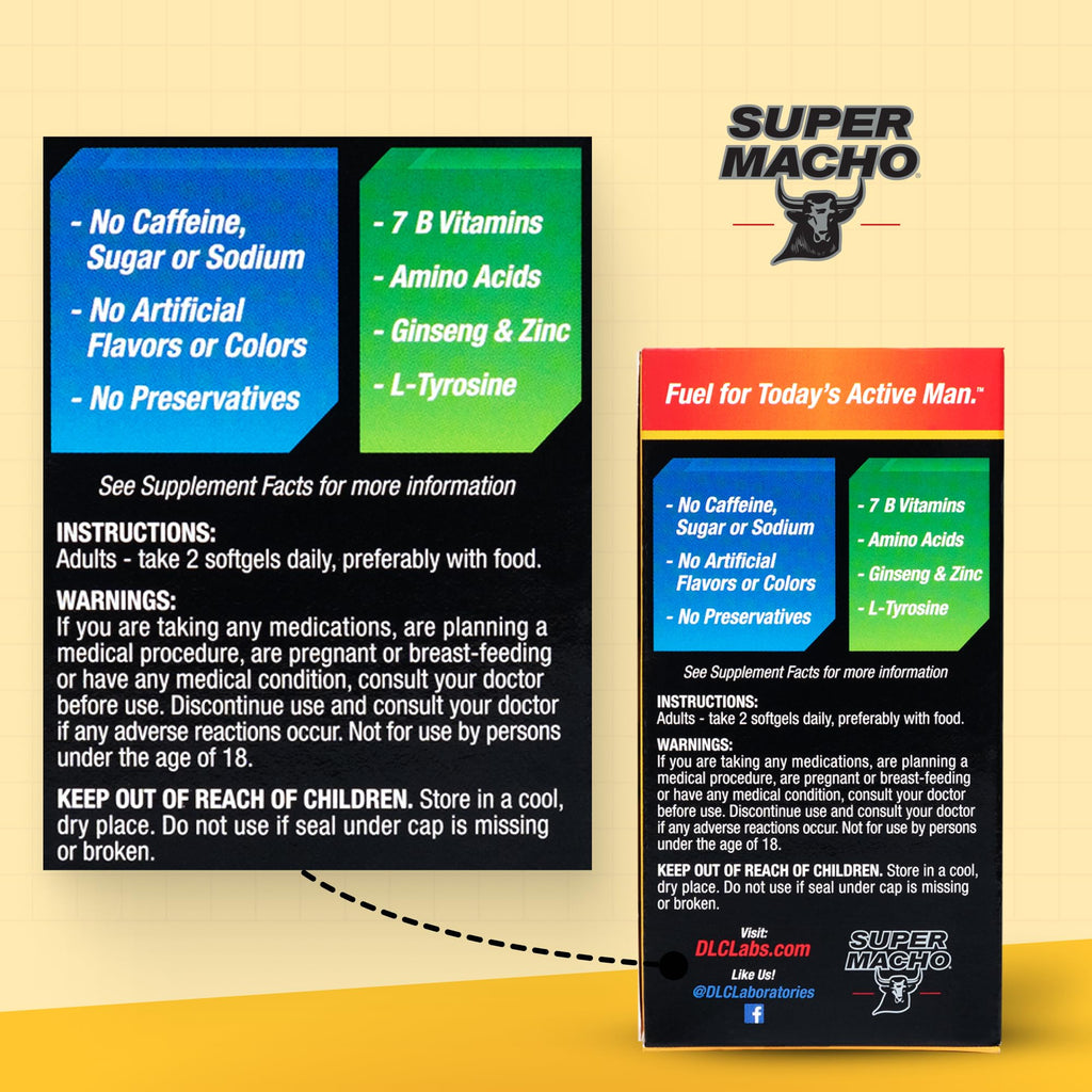 sugar-free formula for health-conscious men