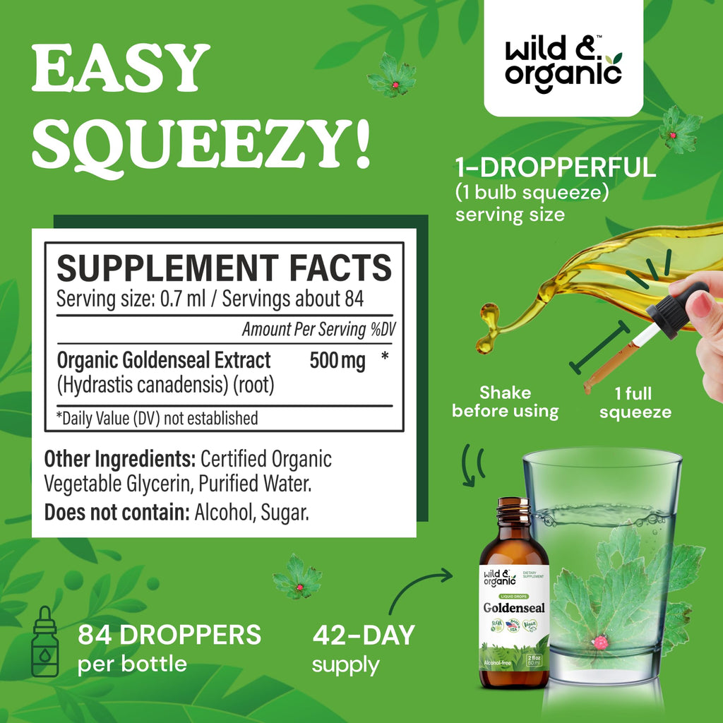 sugar-free goldenseal root extract