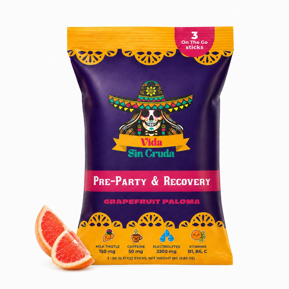 sugar free grapefruit electrolyte powder