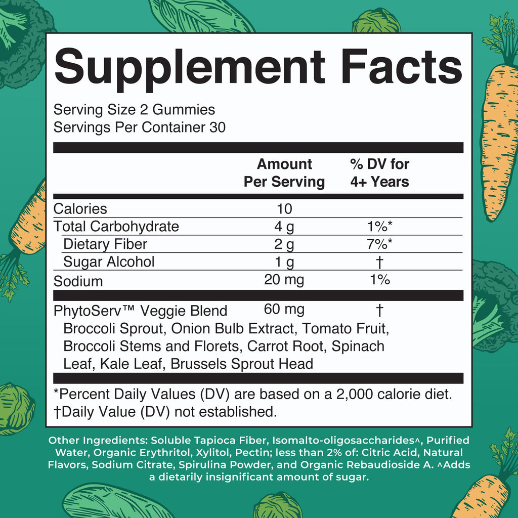 Sugar-free greens with spirulina