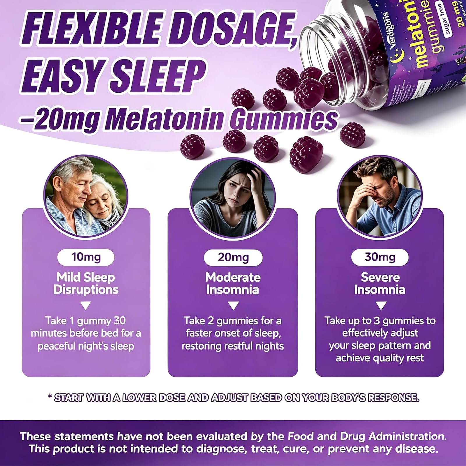 sugar free gummies for better sleep