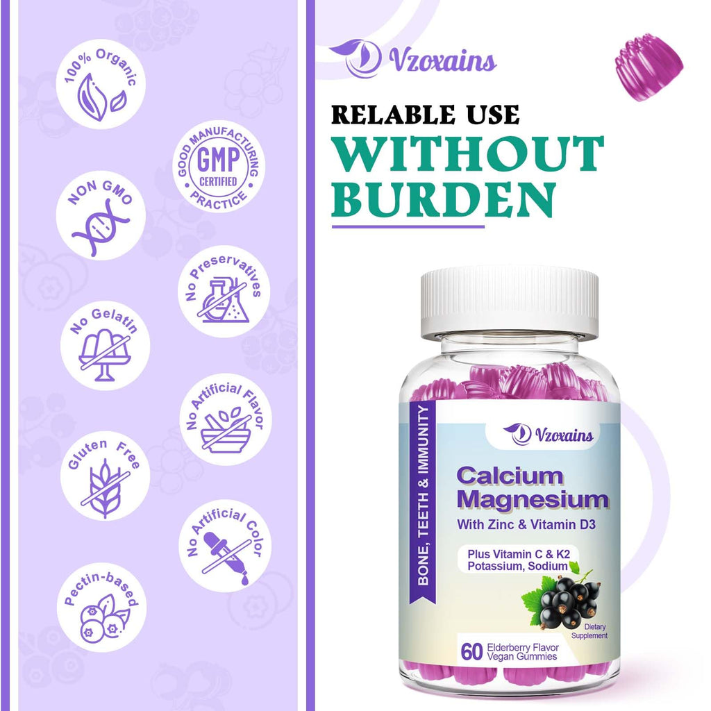 sugar free gummies for calcium intake