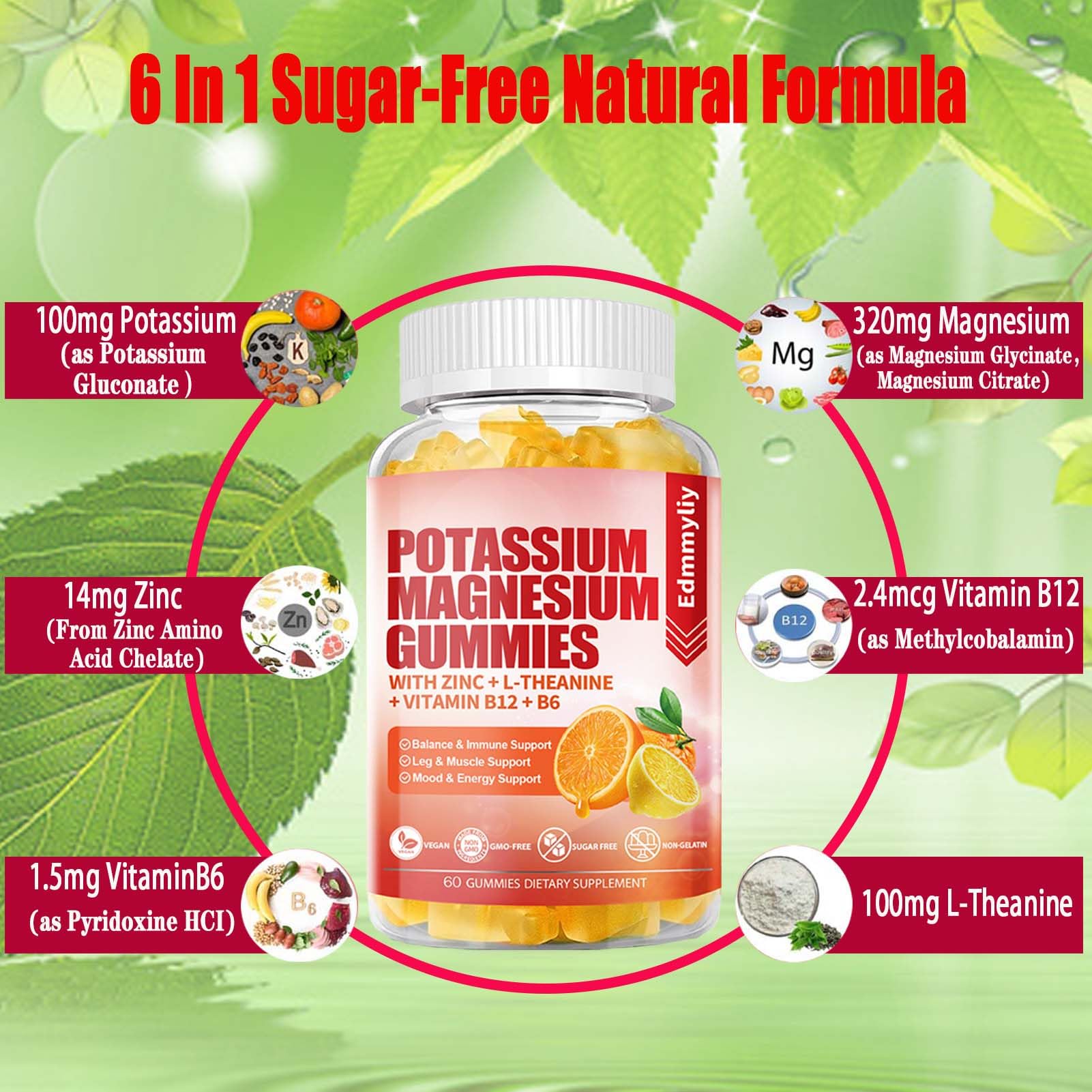 sugar-free gummies for daily magnesium intake