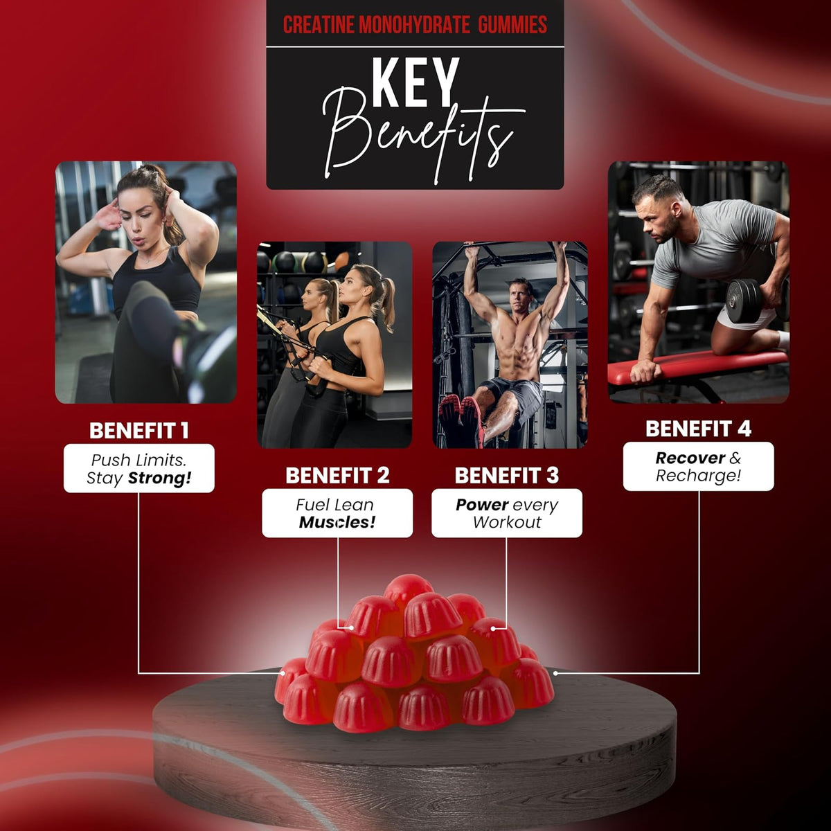 sugar free gummies for muscle recovery