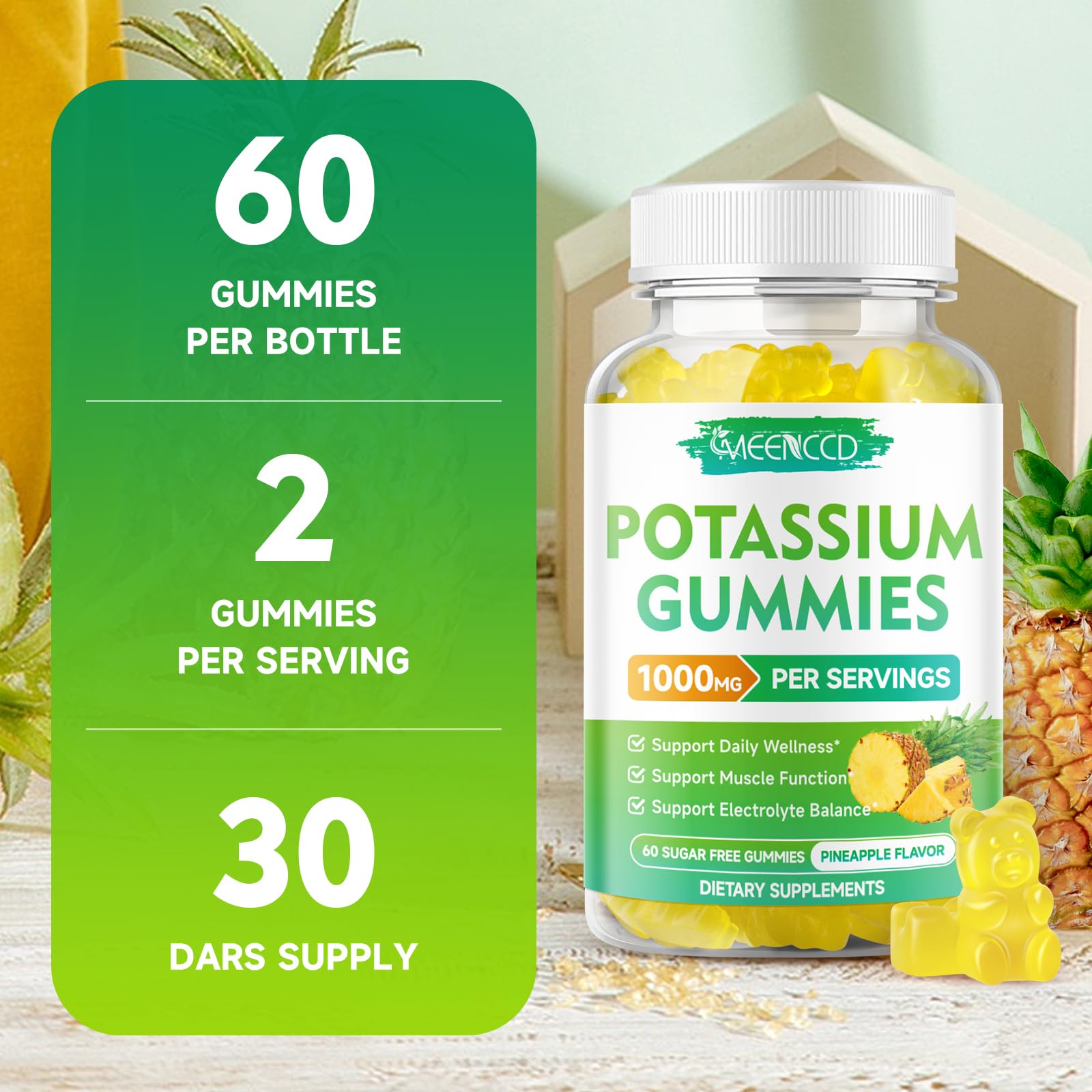 sugar-free gummies for potassium intake