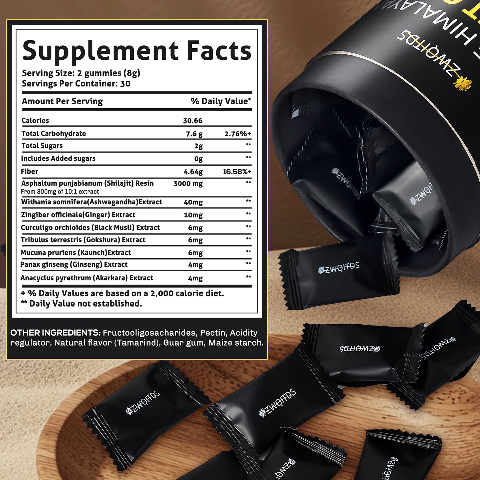 sugar-free gummies with fulvic acid
