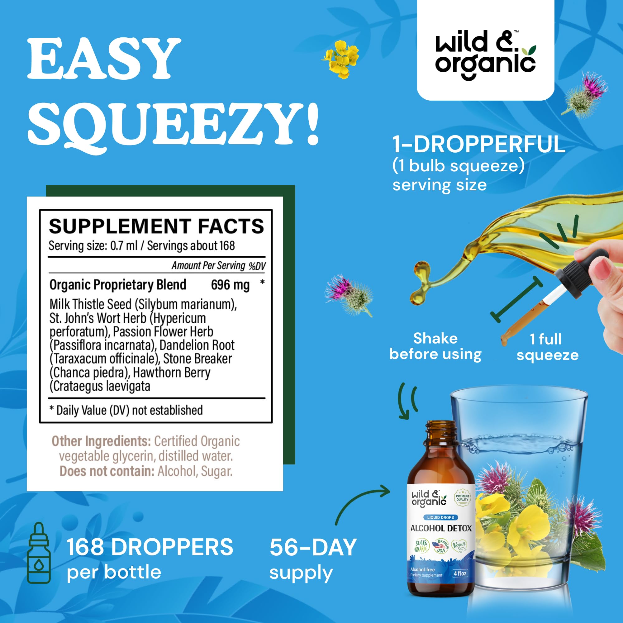 sugar-free herbal detox solution