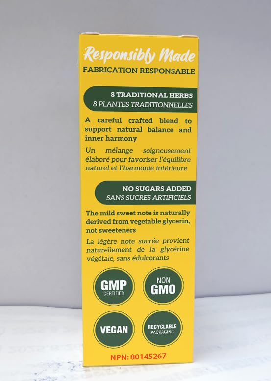 sugar-free herbal drops for vitality