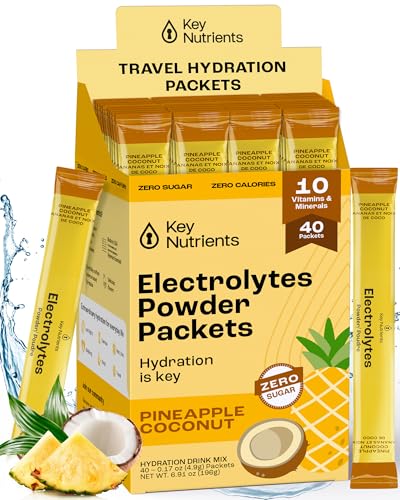 sugar-free hydration powder packets
