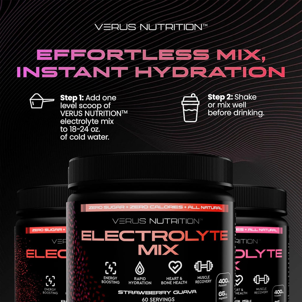 Sugar-free hydration solution for athletes