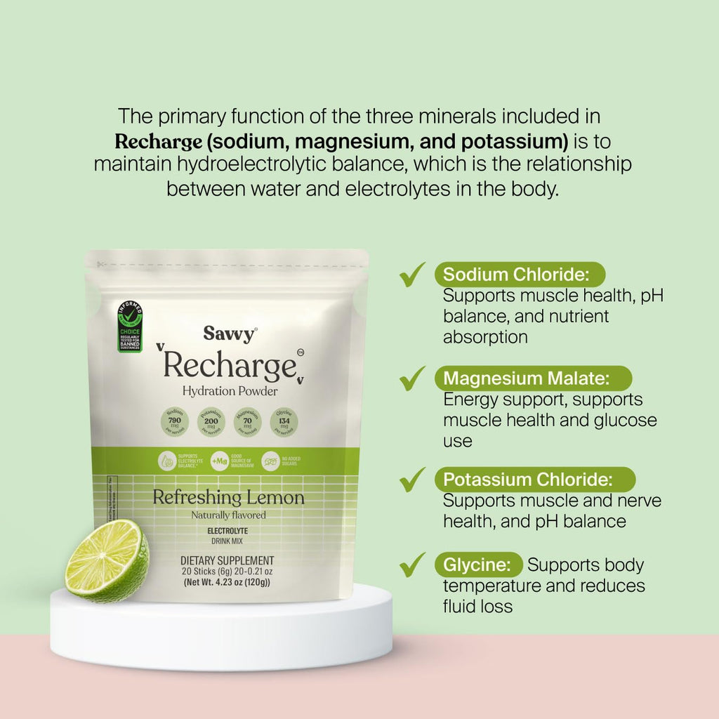 sugar free hydration solution SAVVY