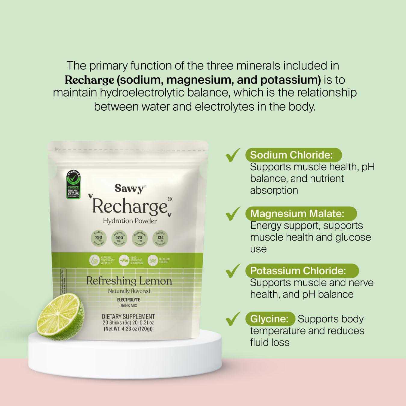 sugar free hydration solution SAVVY