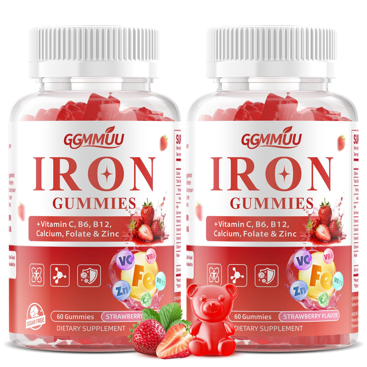 sugar free iron gummies for energy
