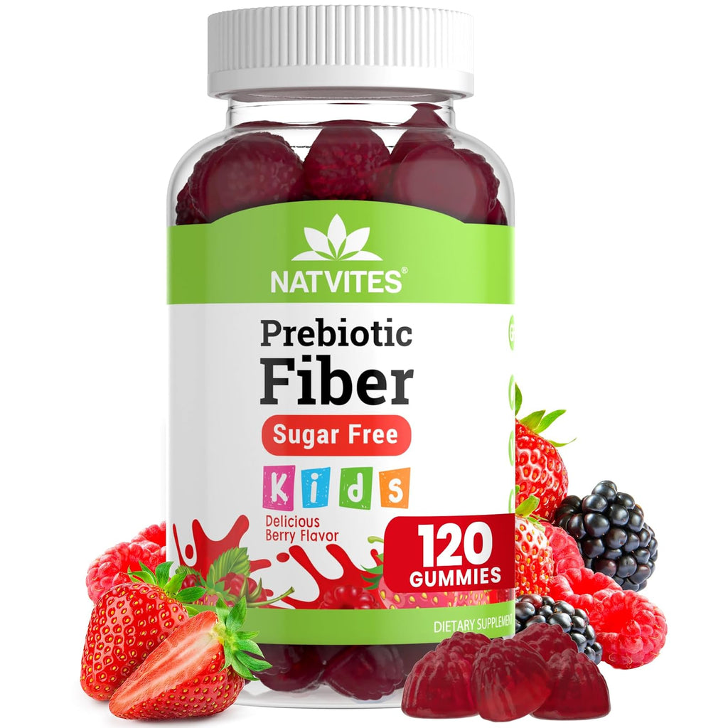 sugar free kids fiber gummies