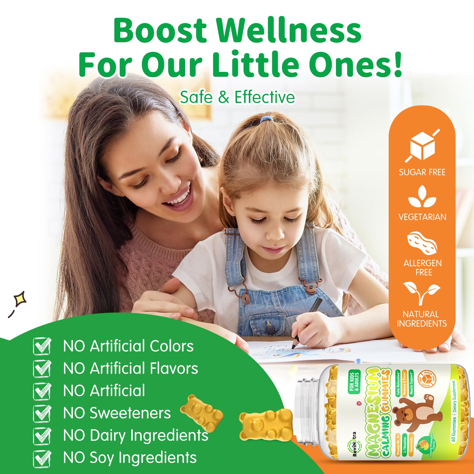 sugar-free kids magnesium supplement