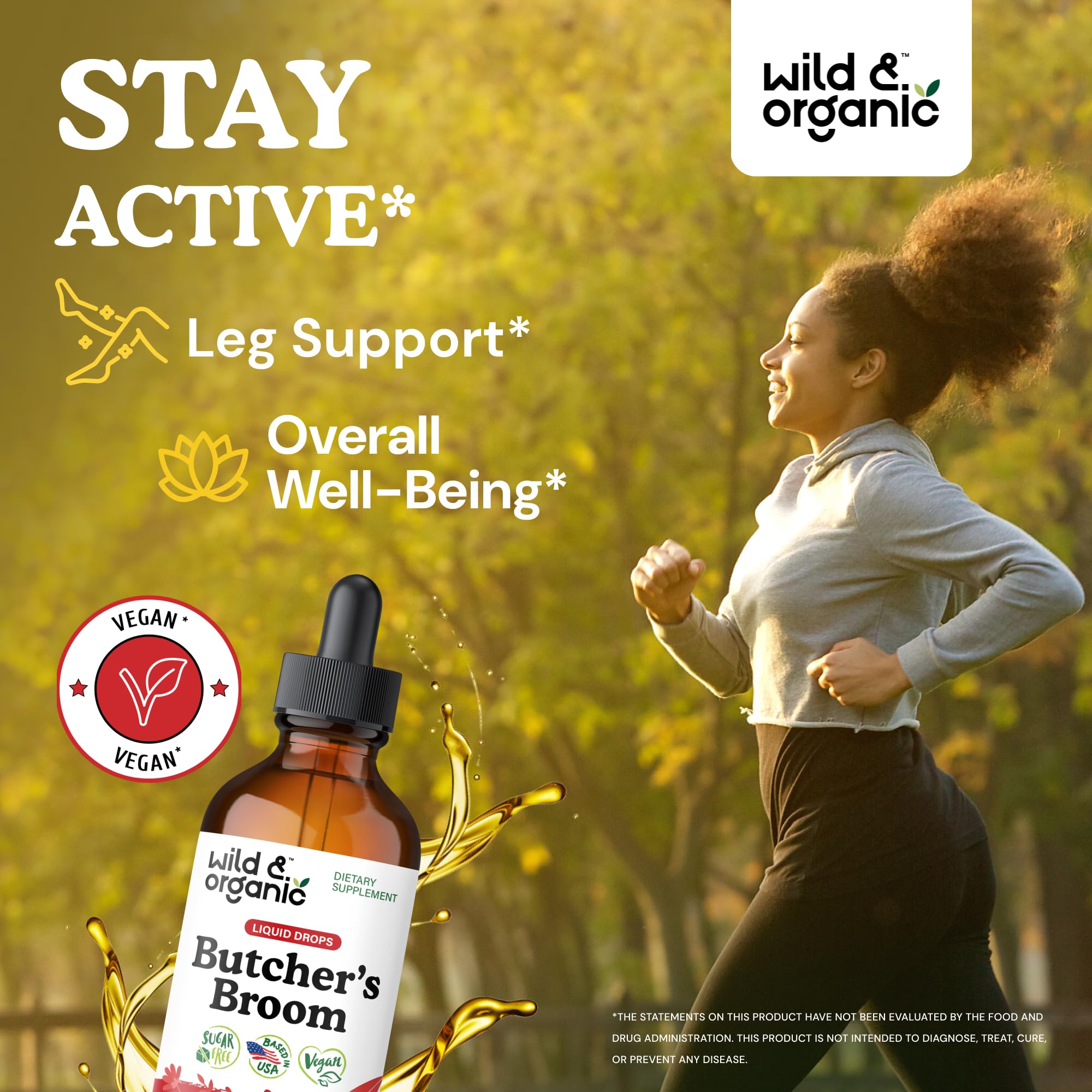 sugar-free leg support tincture