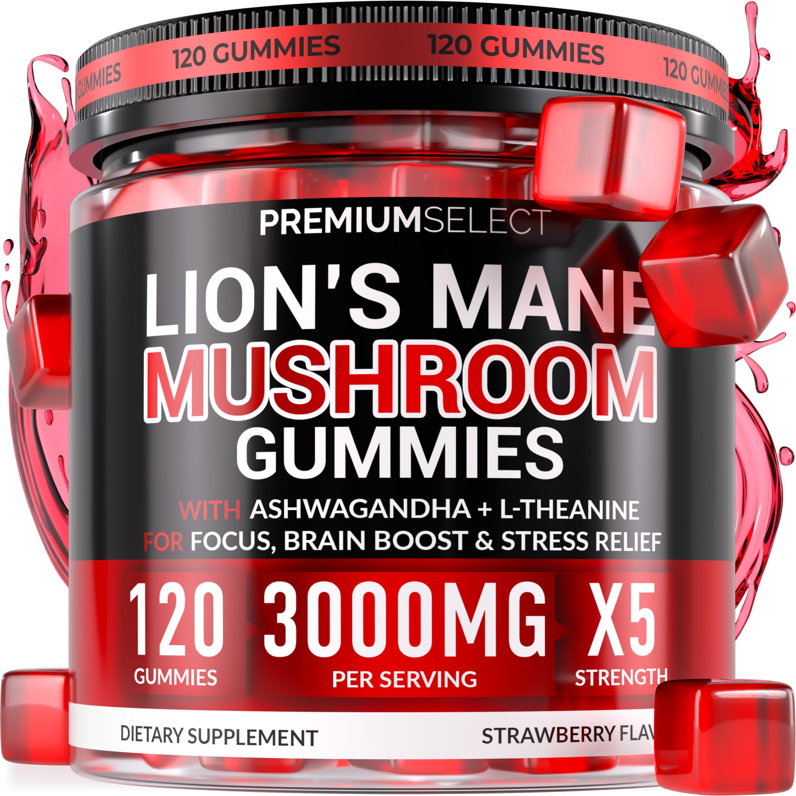 sugar-free lion's mane gummies for focus