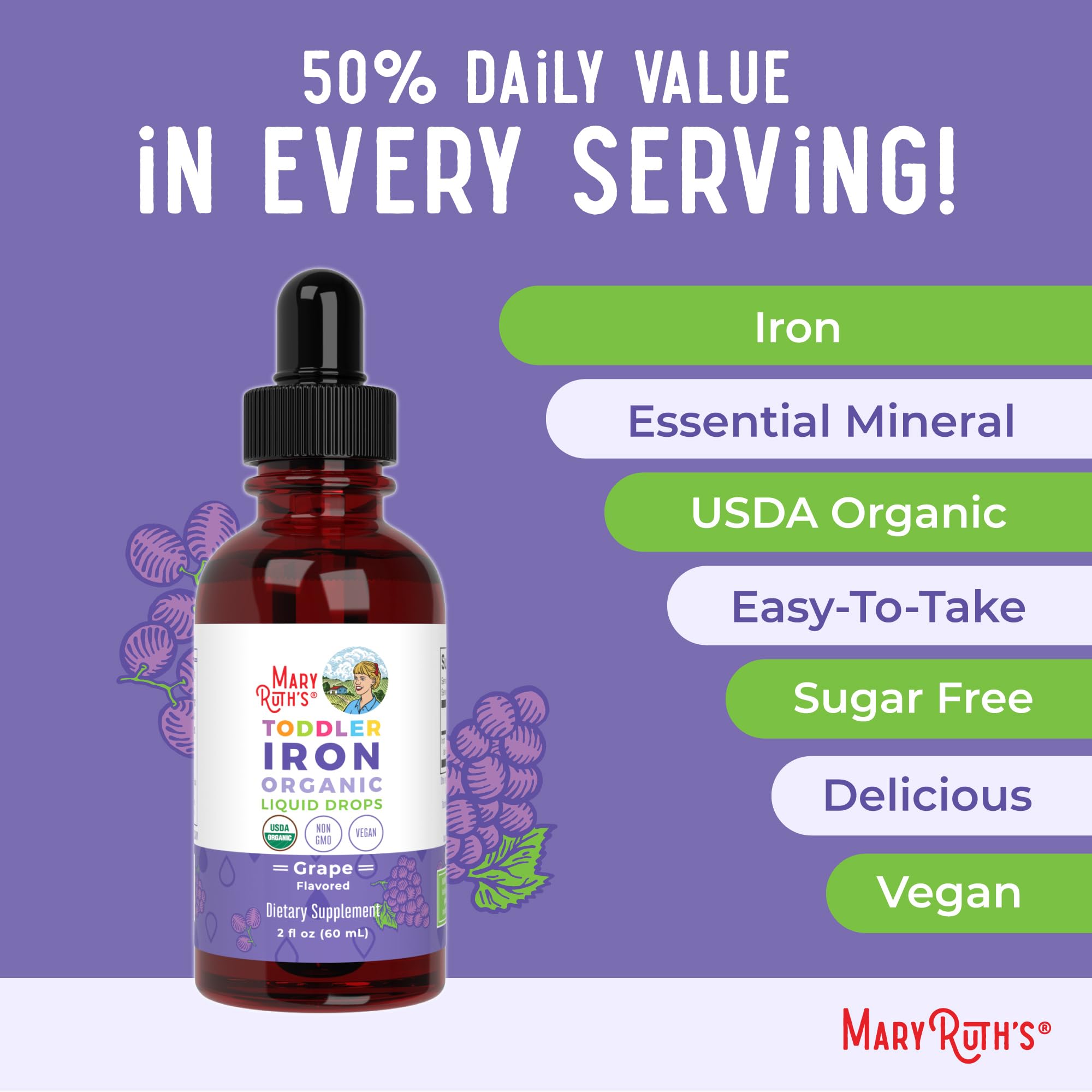 sugar free liquid iron for children