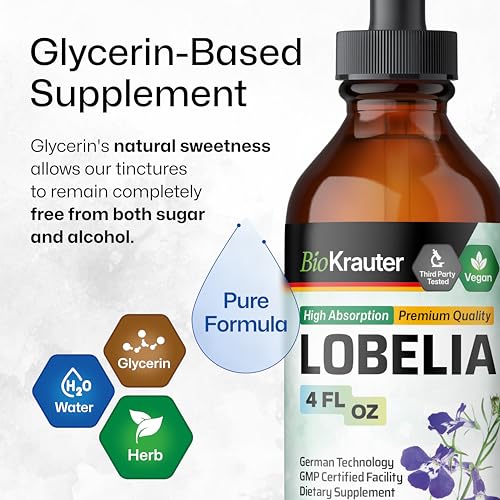 Sugar free Lobelia tincture for vitality