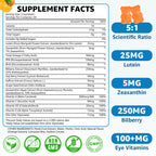 Sugar free lutein vitamin supplement