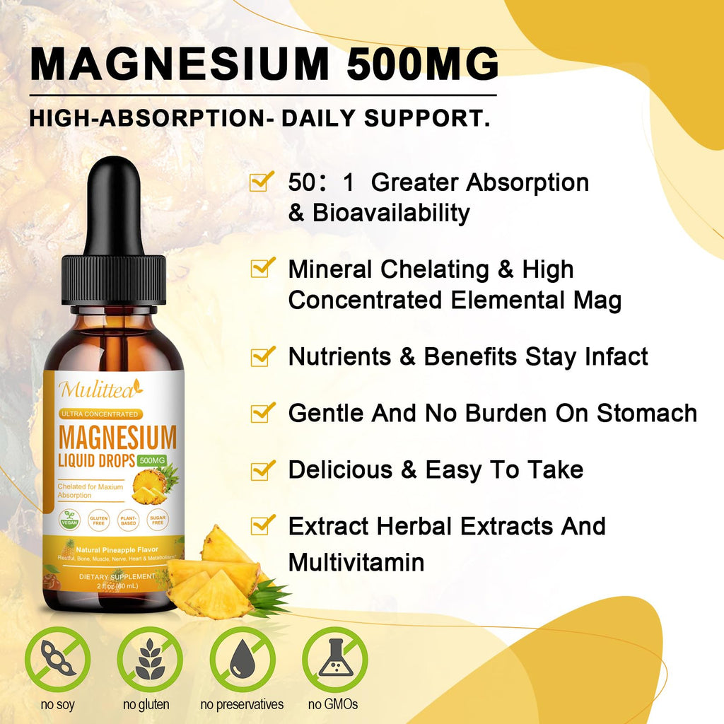 sugar free magnesium drops for muscle