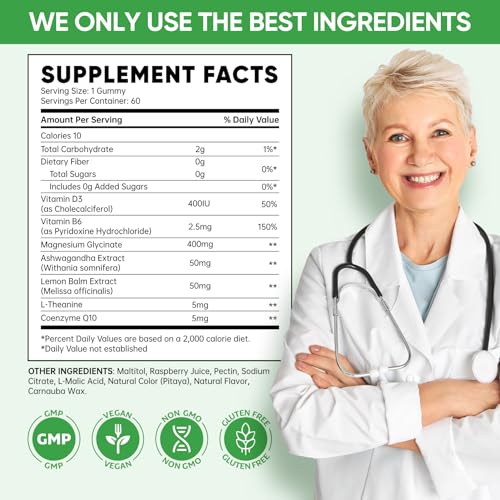 Sugar-free magnesium glycinate for sleep