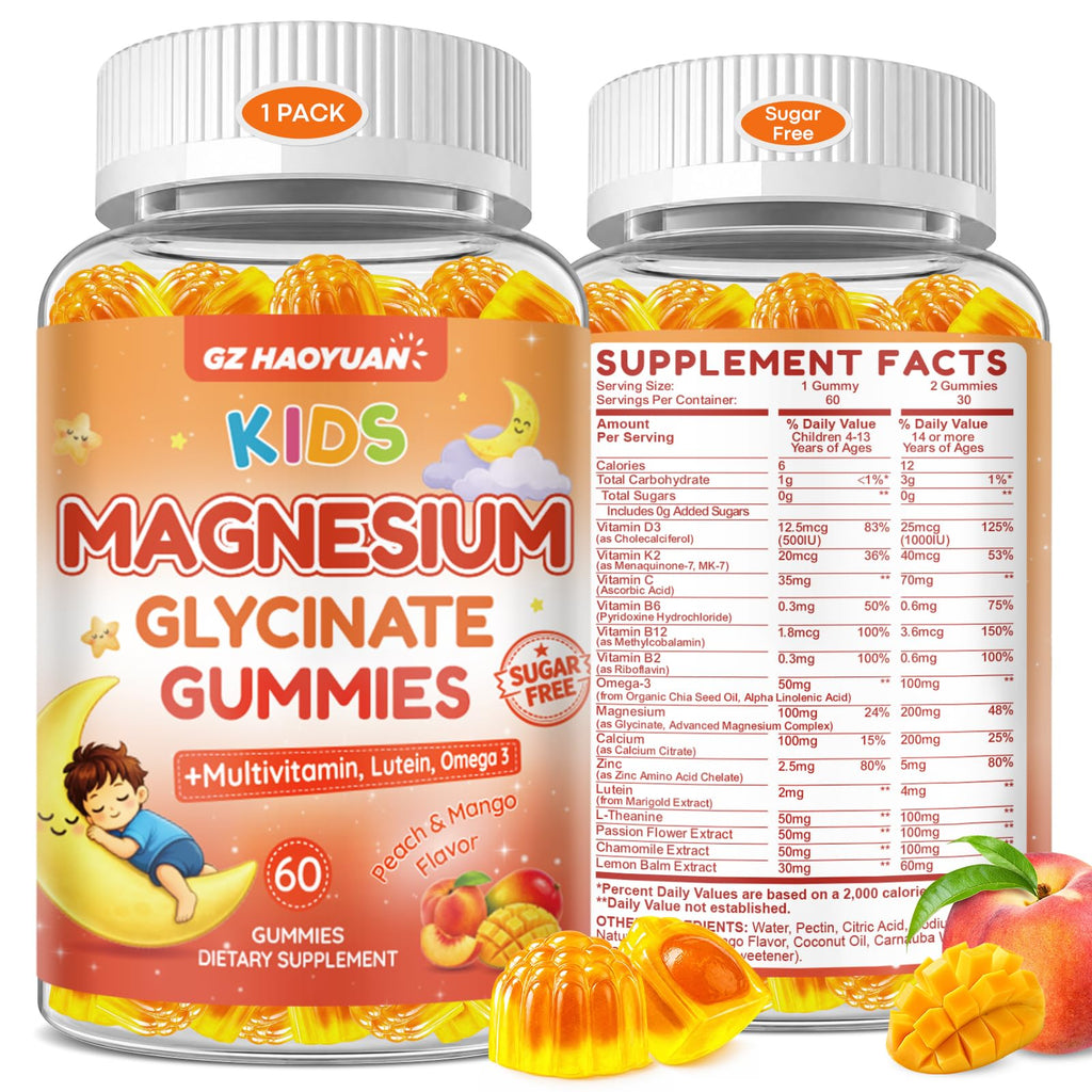 sugar free magnesium glycinate gummies for kids