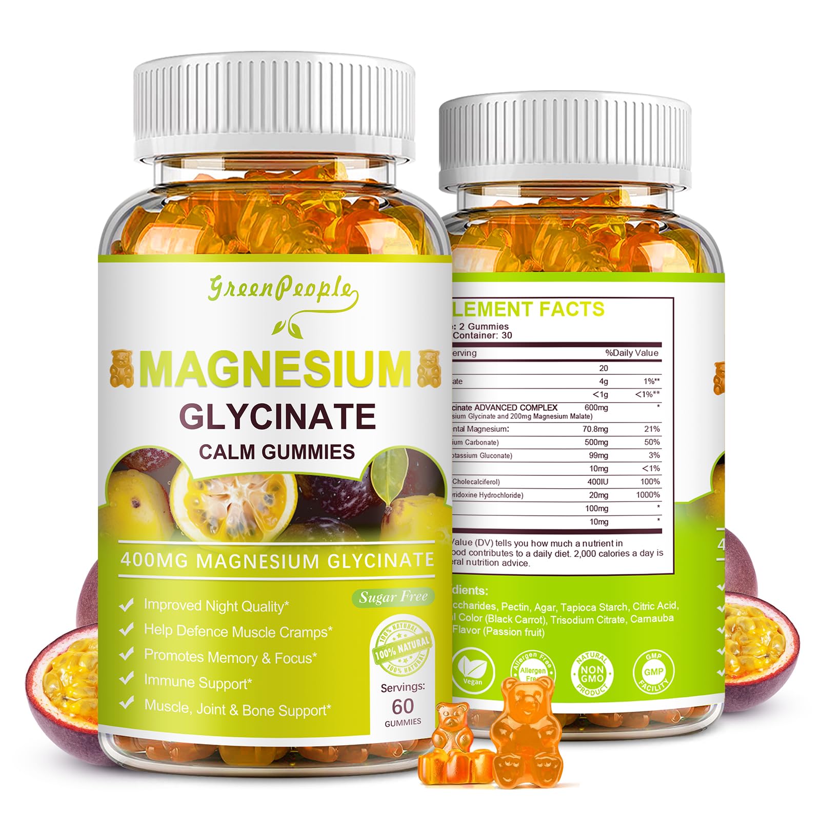 sugar-free magnesium glycinate gummies