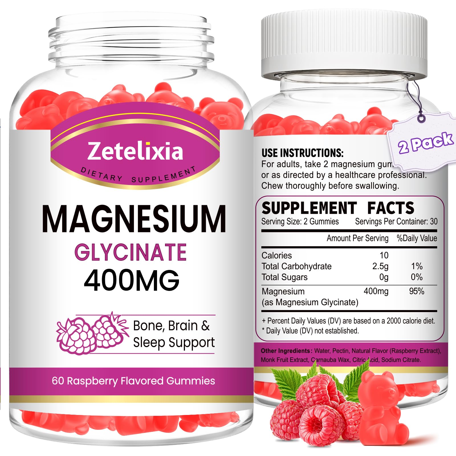 sugar-free magnesium glycinate gummies