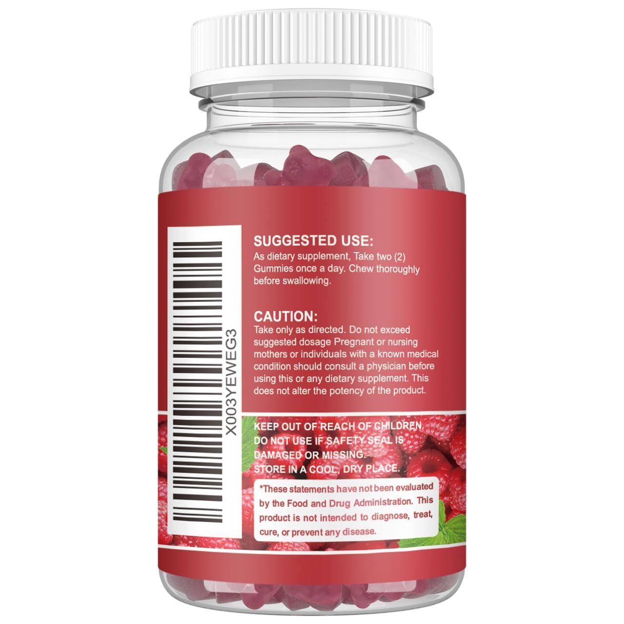 Sugar-free magnesium gummies for adults