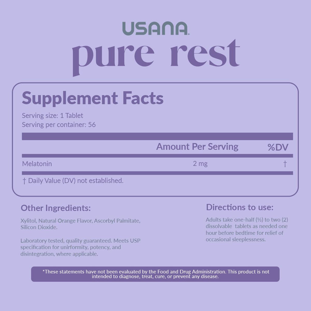 sugar free melatonin dissolvable tablets