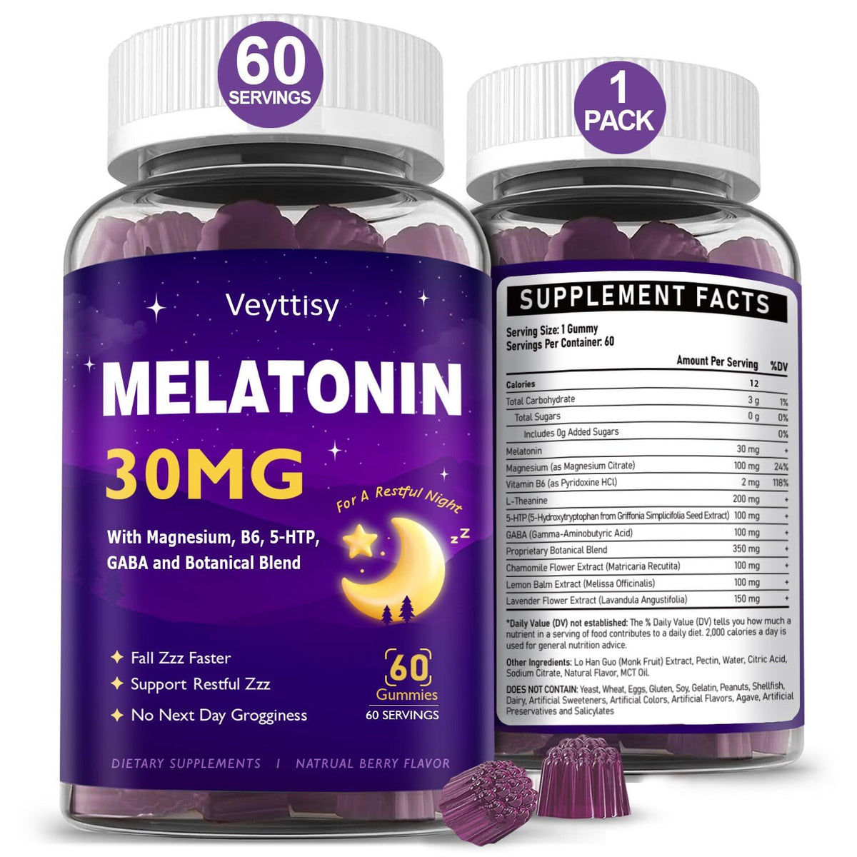 sugar free melatonin gummies for sleep