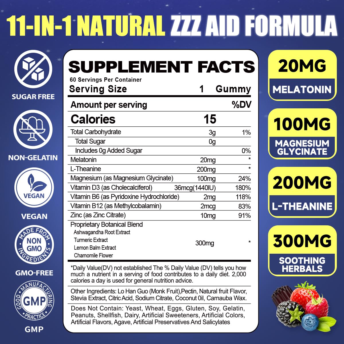 sugar-free melatonin gummies for sleep