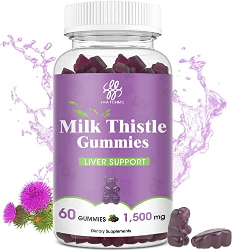sugar-free milk thistle detox gummies