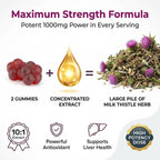 sugar-free milk thistle supplement for wellness