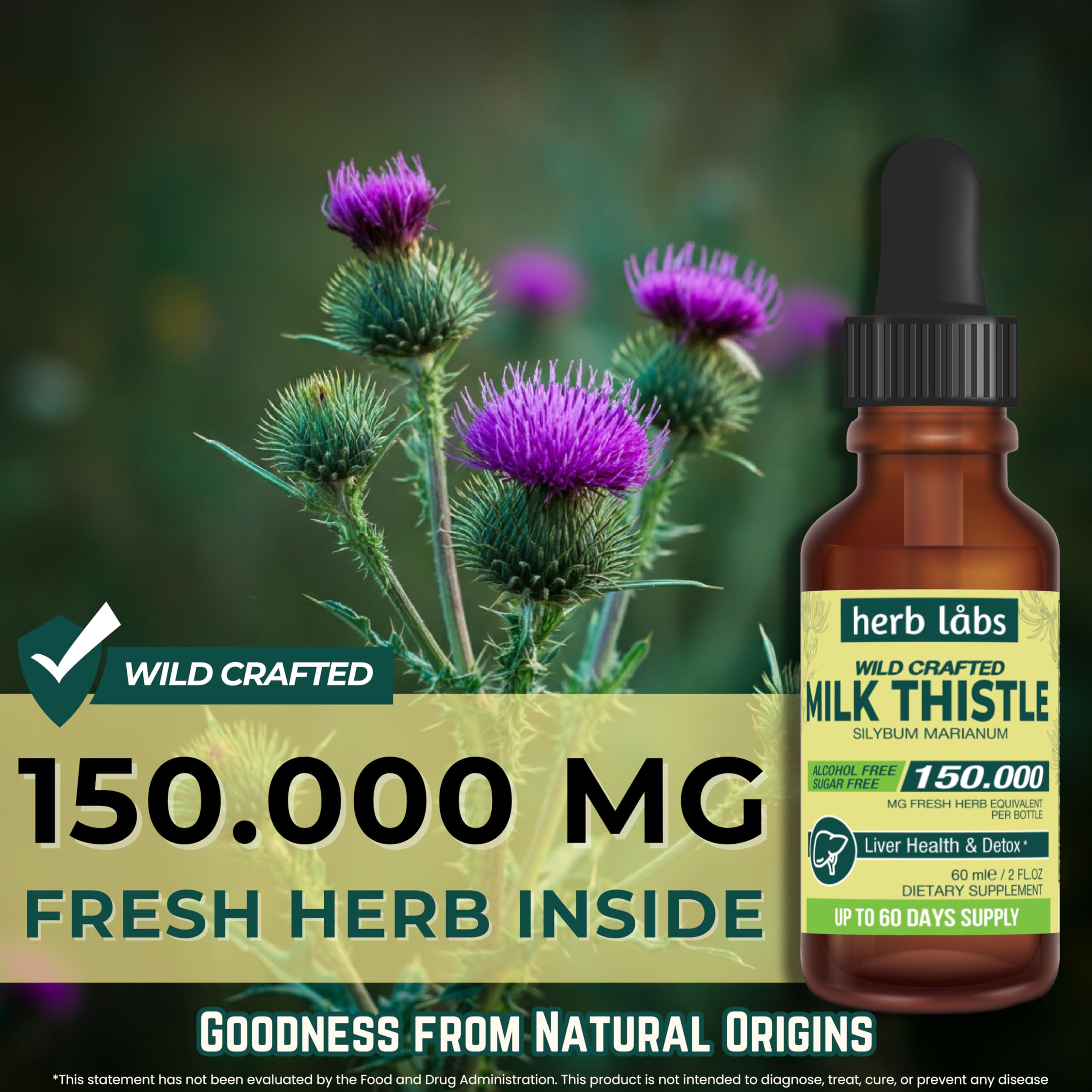 sugar free milk thistle tincture