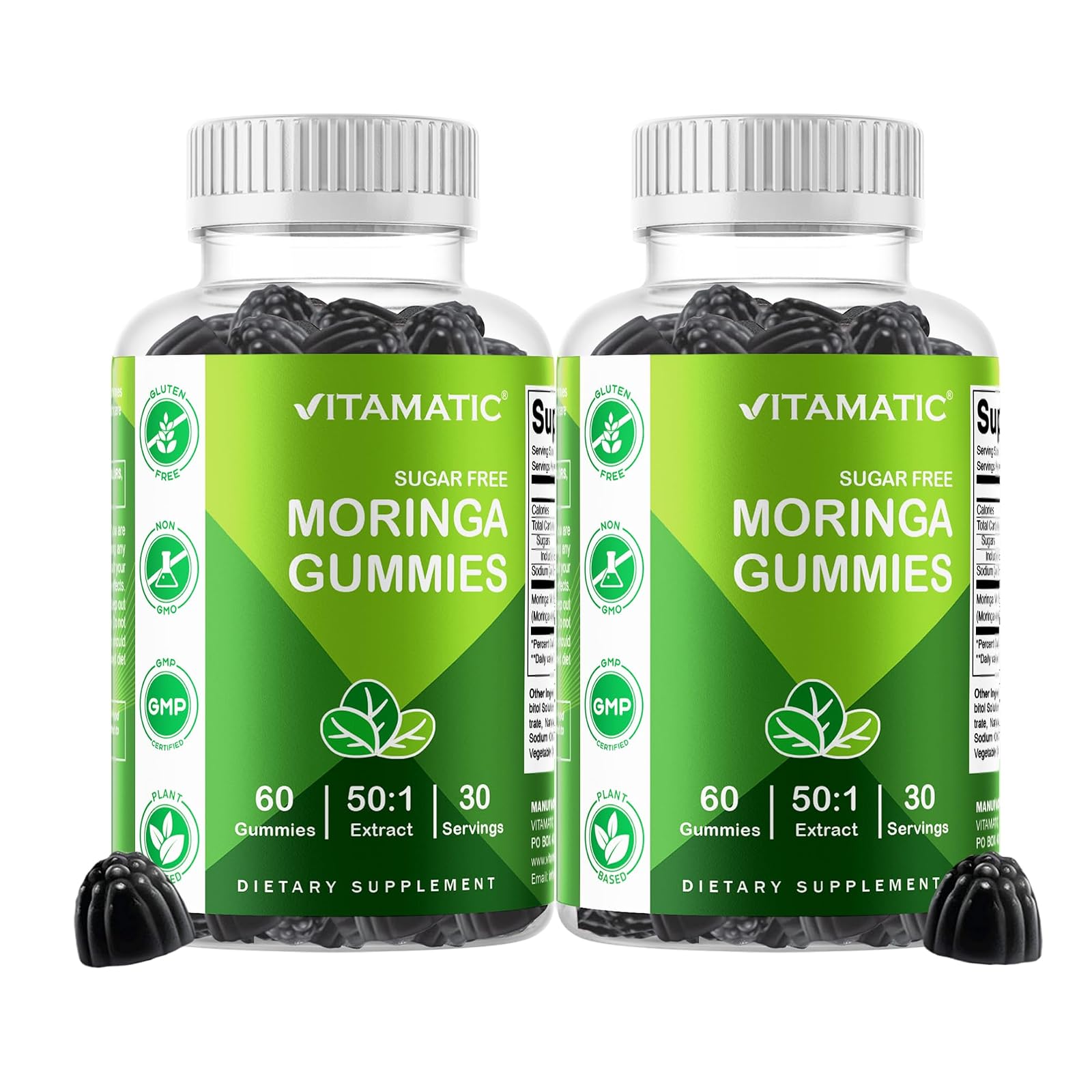 sugar free moringa leaf gummies
