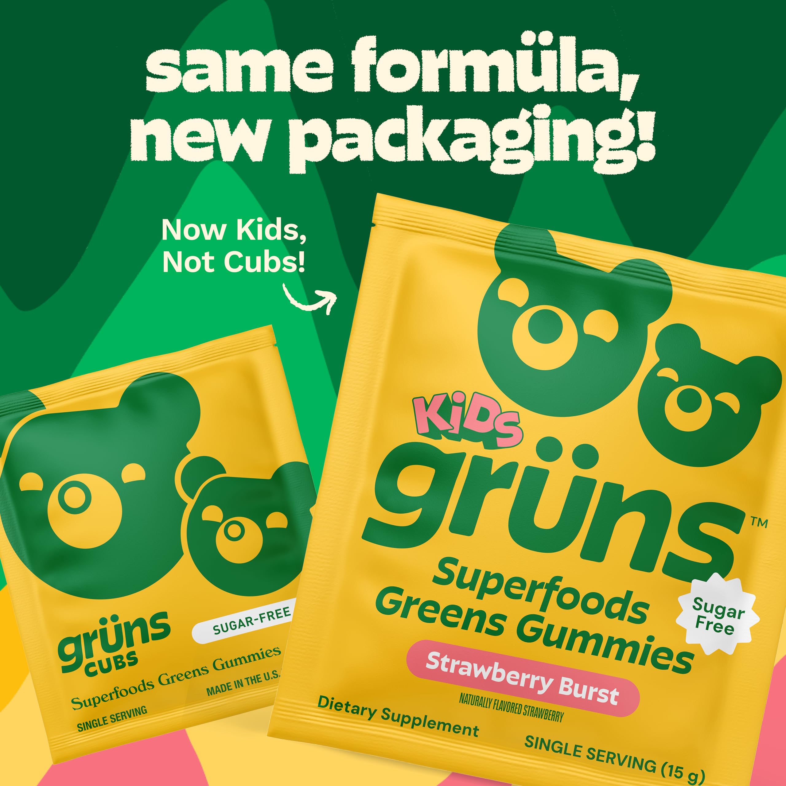 Sugar-free multivitamin for children's health