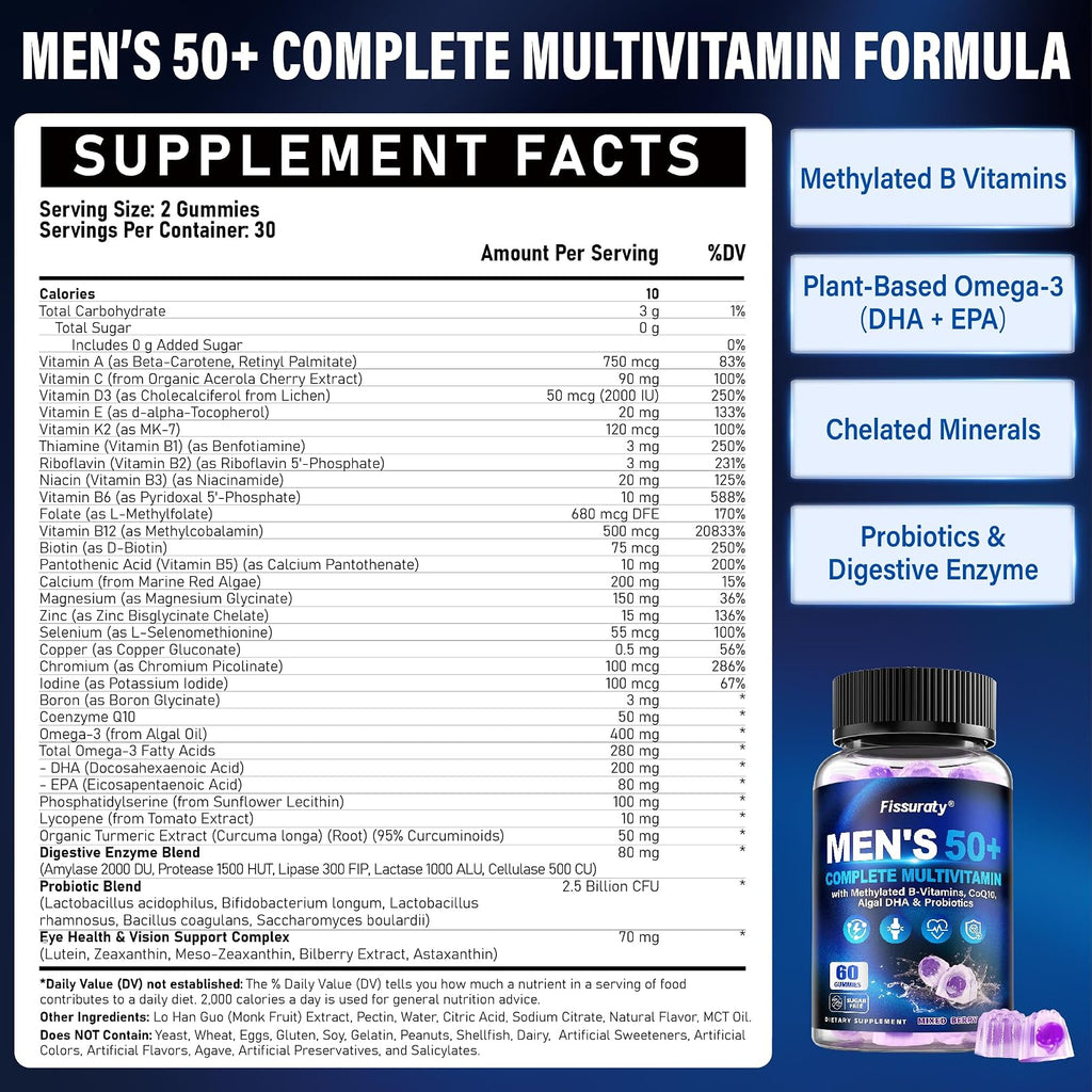 sugar free multivitamin gummies for seniors