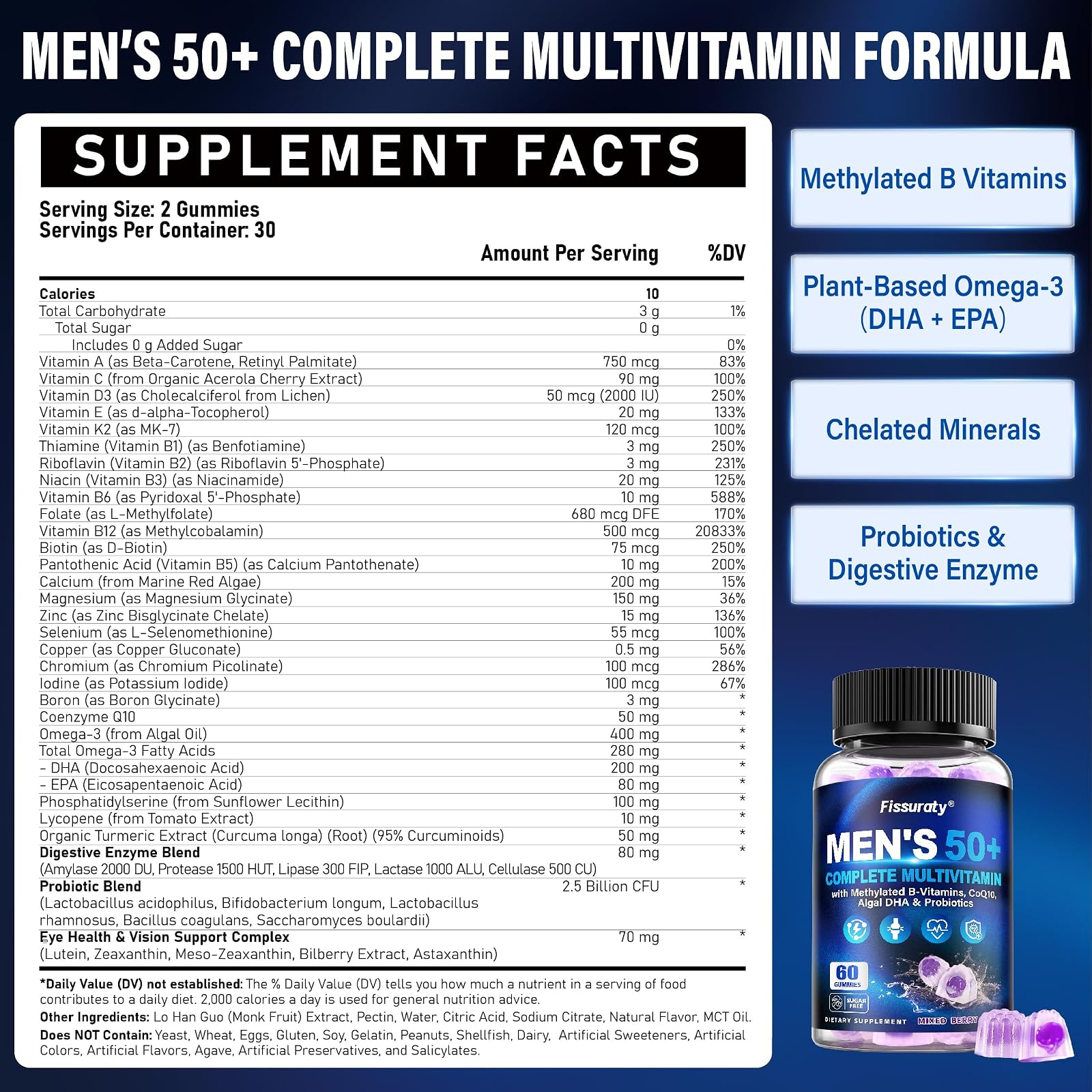 sugar free multivitamin gummies for seniors